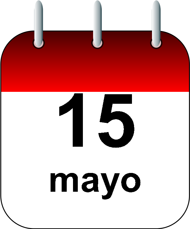 15 De Mayo Calendario